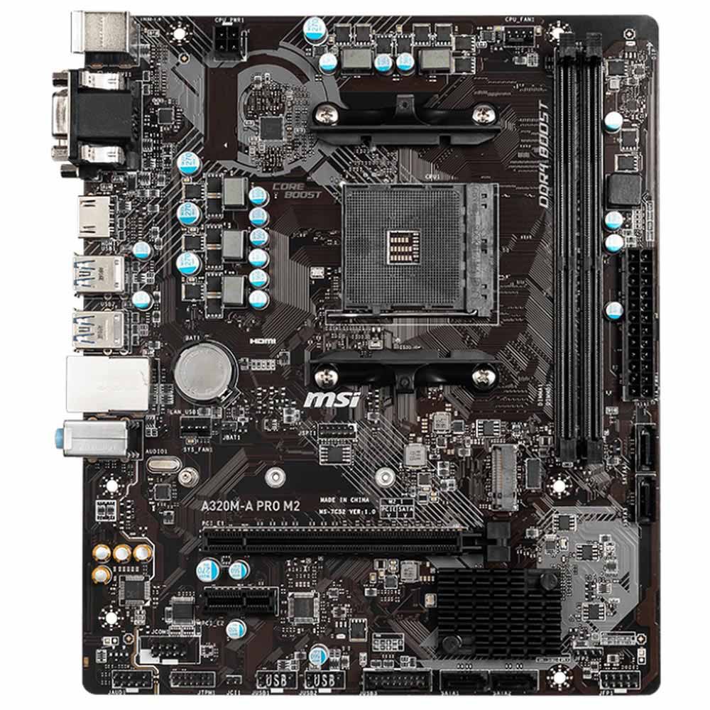 Mother MSI AM4 A320M-A PRO MAX BOX HDMI/DVI - DL Garbe